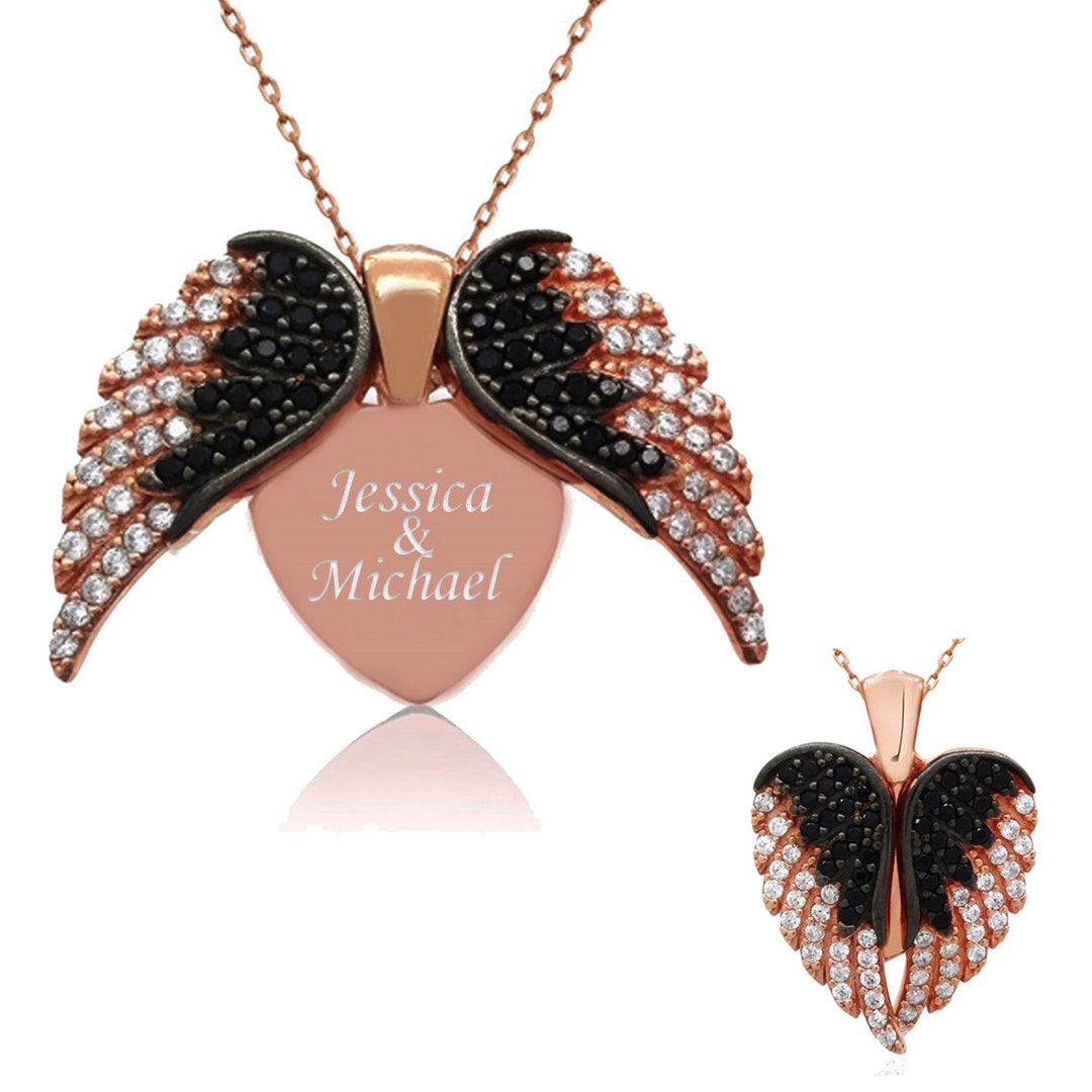 Angel Wings Necklaces, Functional Angel Wings, Wing Necklaces, Name ...