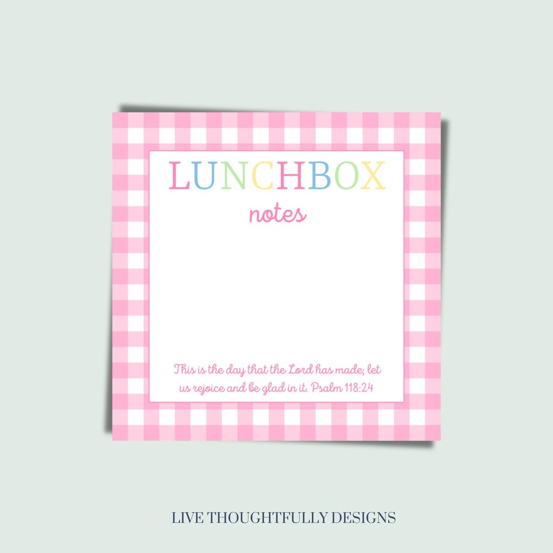 Lunchbox Notes, Lunchbox Love Notes, Lunch Notes From Parent, Lunchbox ...