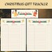 Printable Christmas Gift Tracker, Printable Christmas Planner ...