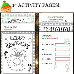 Christmas Word Search Bundle, Holiday Activity for Kids, Christmas PDF ...