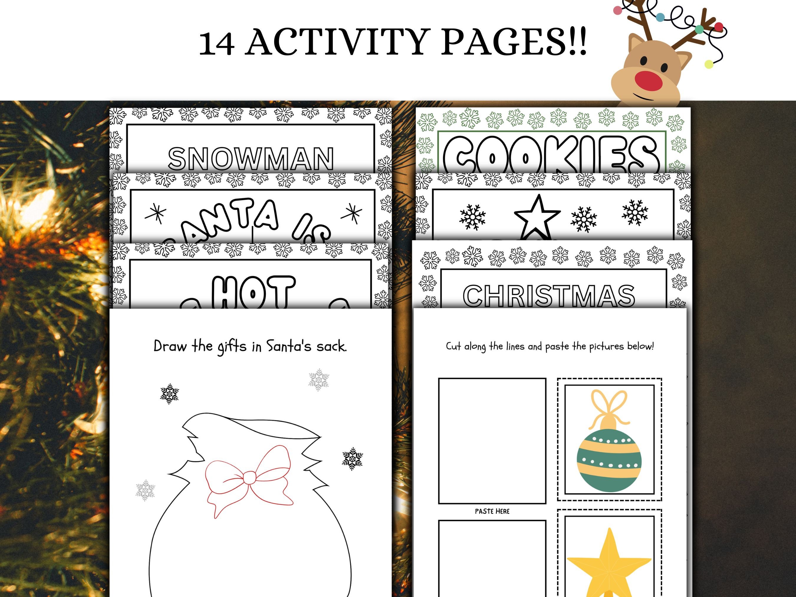 Christmas Word Search Bundle, Holiday Activity for Kids, Christmas PDF ...