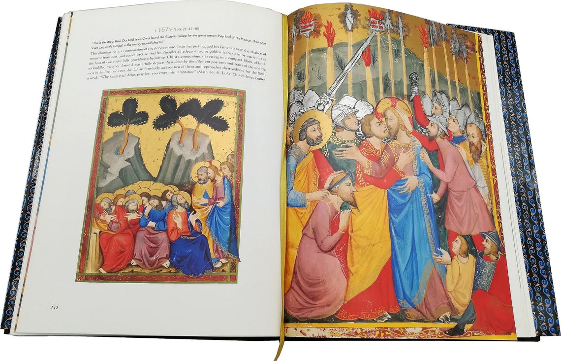 MORALIZED BIBLE (bible Moralisée) of NAPLES | Luxury Art Book on a ...