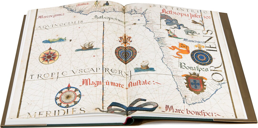 UNIVERSAL ATLAS of Diogo Homem | Deluxe Art Book : Silk, Hardcover ...