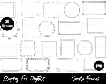 Doodle frames | Etsy