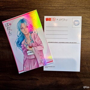 YYH Dual Print Anime and Manga Art Illustration Holographic Postcard ...