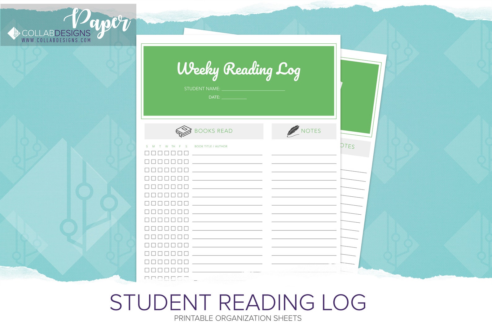 Printable Reading Log, Reading Check List, Reading Tracker, Reading ...