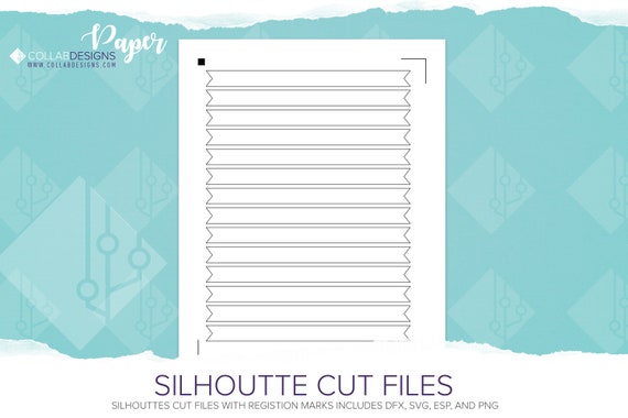Ribbon Cut file Lint 6 x 1/5silhouette cut files png - Etsy België
