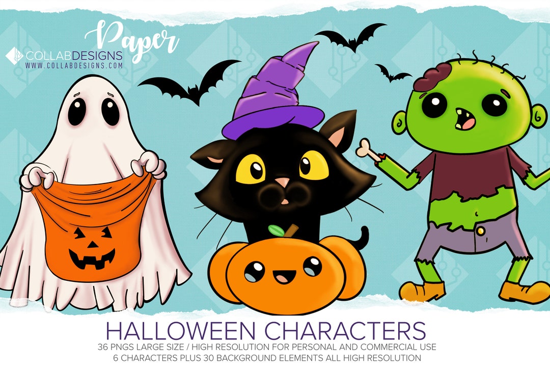 Halloween Costume Clipart Bundle Creators Kit Pngs - Etsy