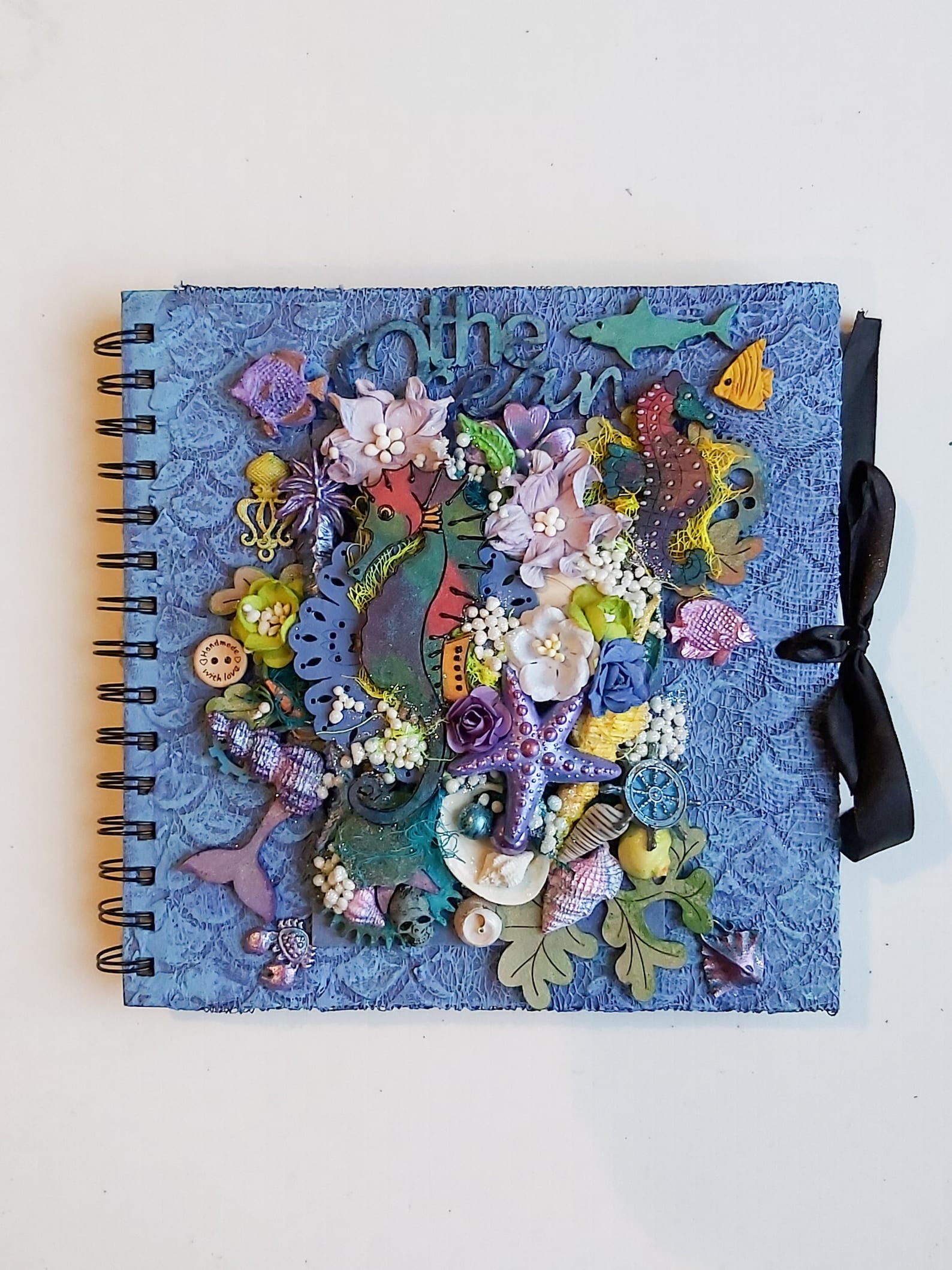 The Ocean Sea Themed Hand Decorated Scrapbook Notepad - Etsy