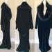 Custom Made-hunter Green Velvet Cocoon Robe-faux Fur Collar-old ...