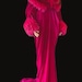 Glamorous 1920’s-old Hollywood Style- Fuschia Velvet Robe . Handmade ...