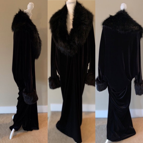 Plus Size Fur Robe - Etsy