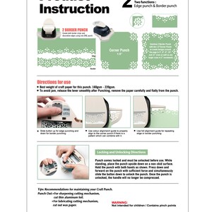 Daisy Punch Around Page Punches 2 in 1 Border Corner Combo Set of Two ...