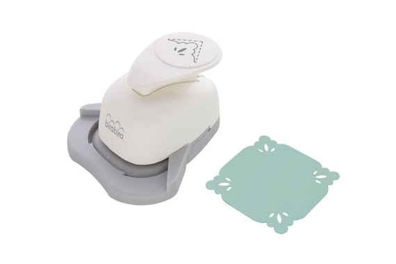 Square Paper Punch Bira Craft Full-edge Punch Doily Shape Lever Action ...