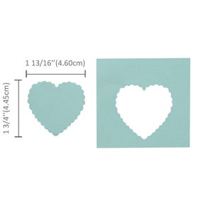 Bira Craft 2 Inch Scalloped Heart Lever Action Craft Punch, Valentine’s ...