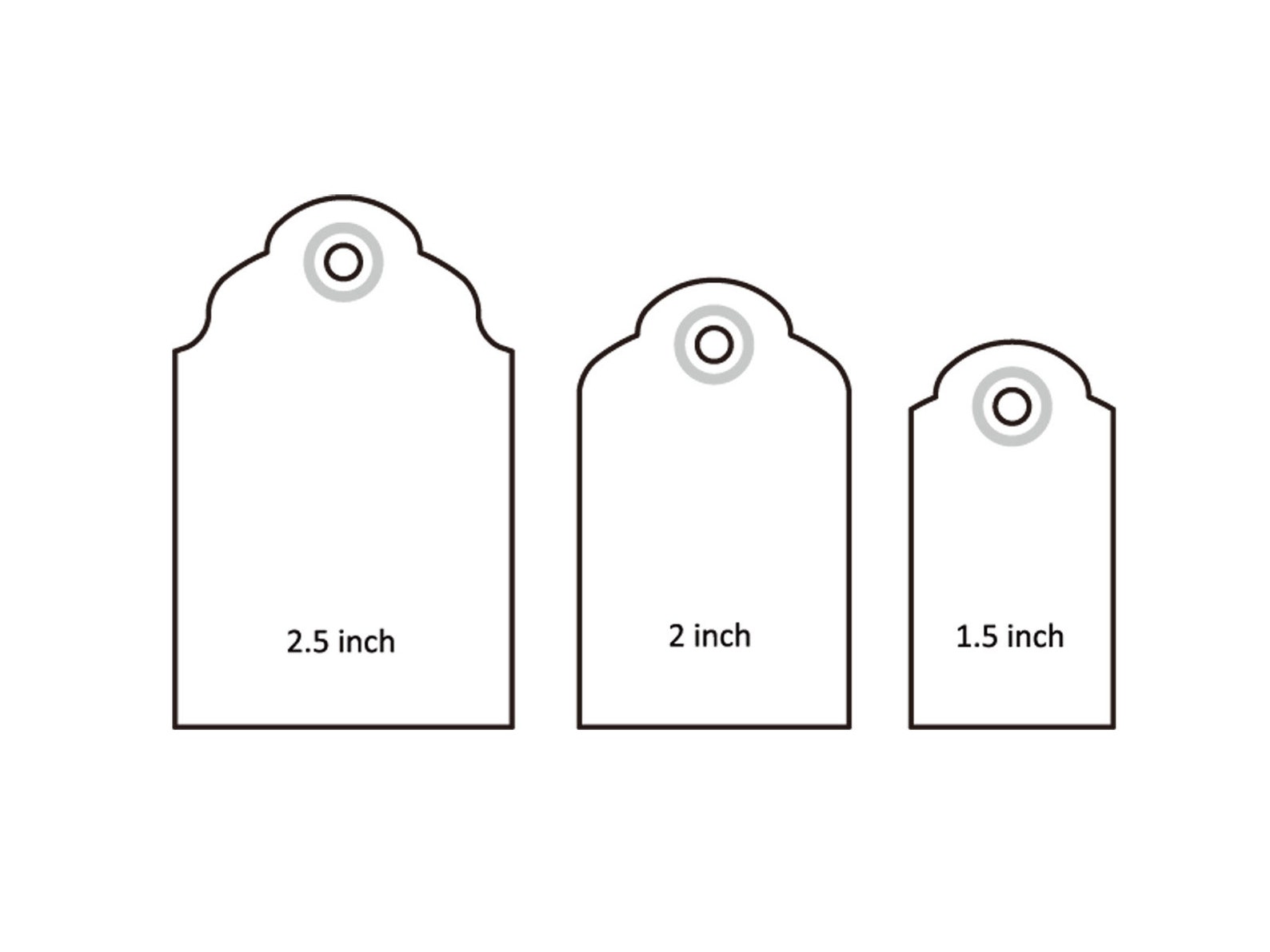 Bira 1.52 2.5 Round Tag Shape Lever Action - Etsy