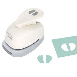 Bira Craft 5/8 Inch Baby Feet Shape Lever Action Craft Punch, Baby ...