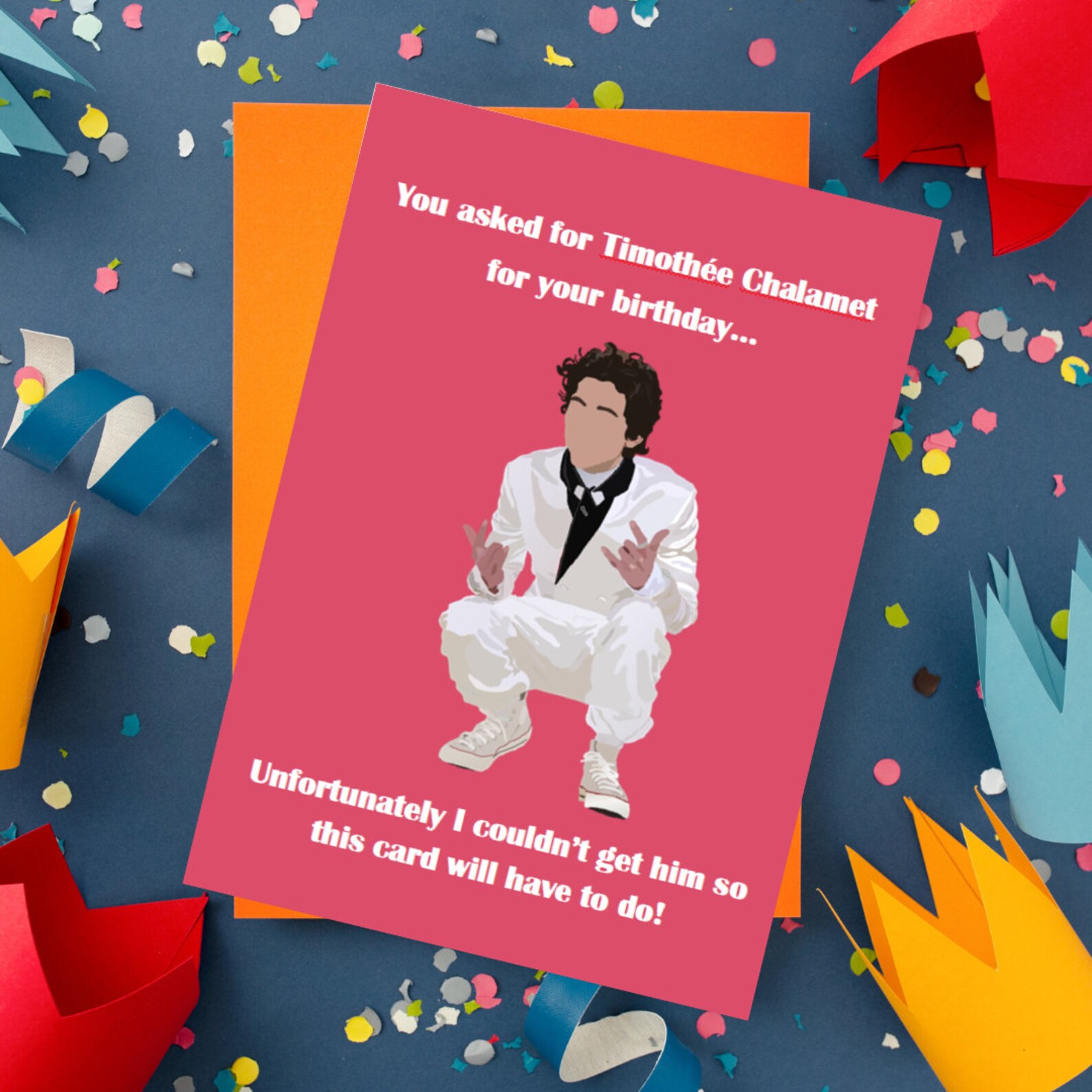 Timothee Chalamet Printable Greetings Card - Etsy