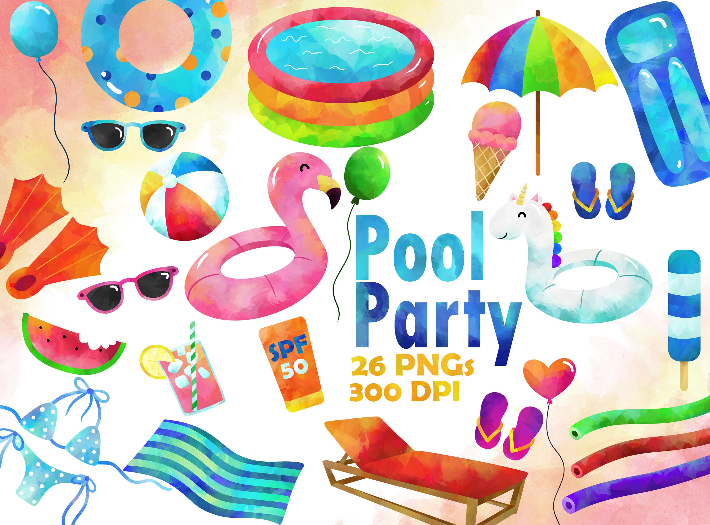 Pool Noodles Clipart Images