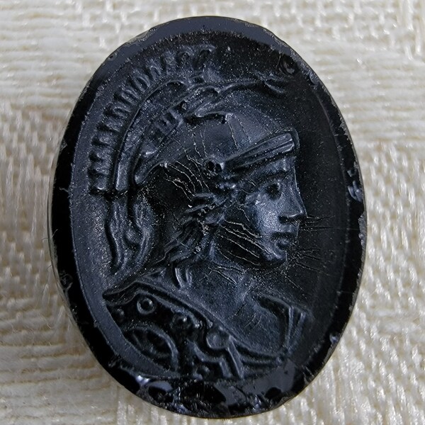Antique Button Roman Soldier - Etsy