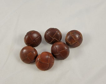 Braided Leather Buttons - Etsy
