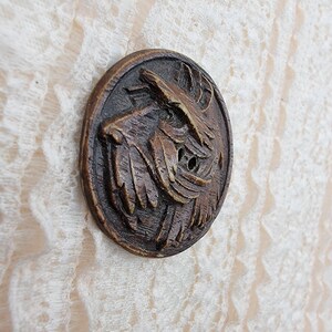 Vintage Scottie Dog Brown Burwood Sew Thru Button - Etsy