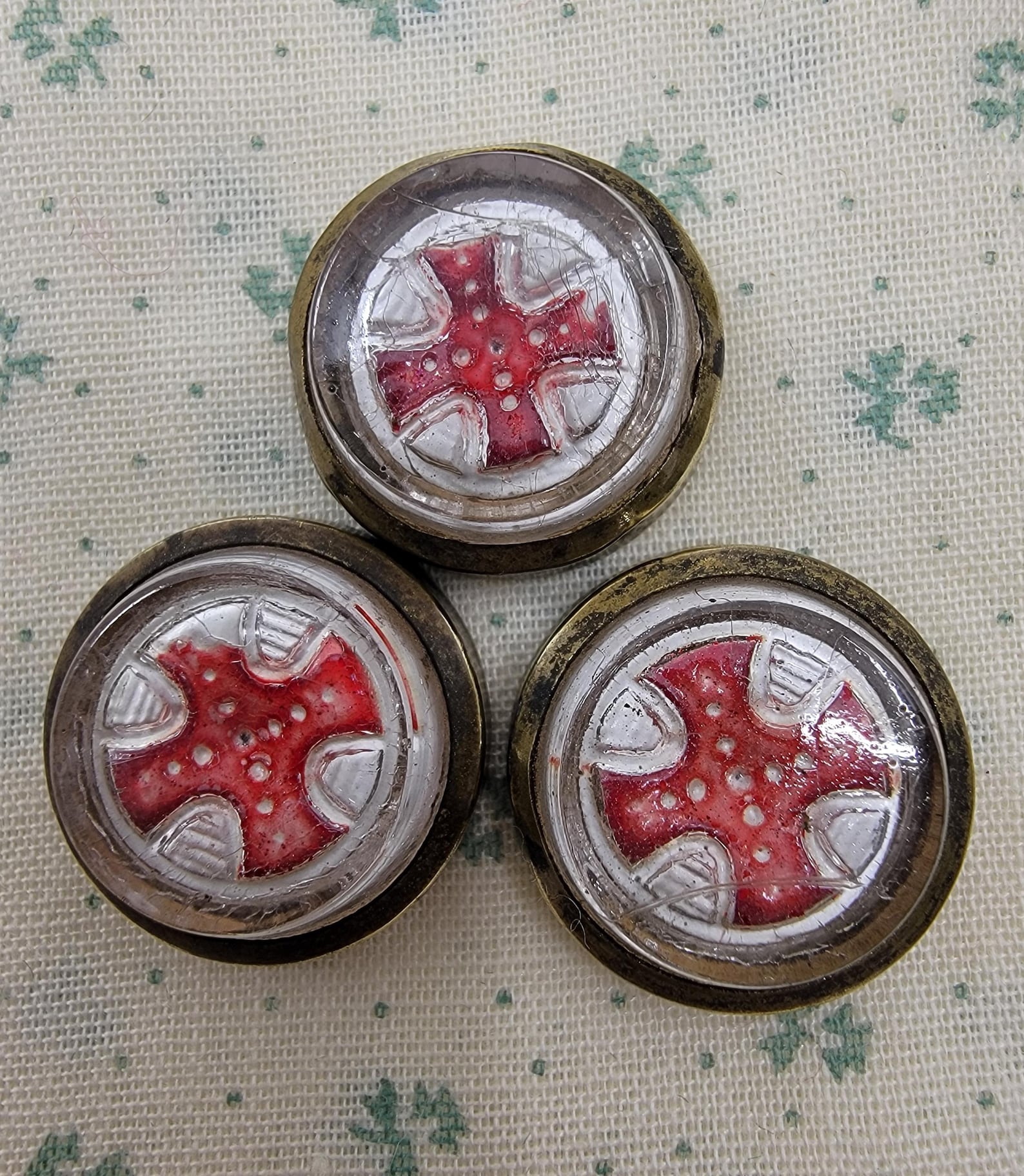 YOUR CHOICE Vintage Antique Victorian Nail Head Design in Sulphide ...