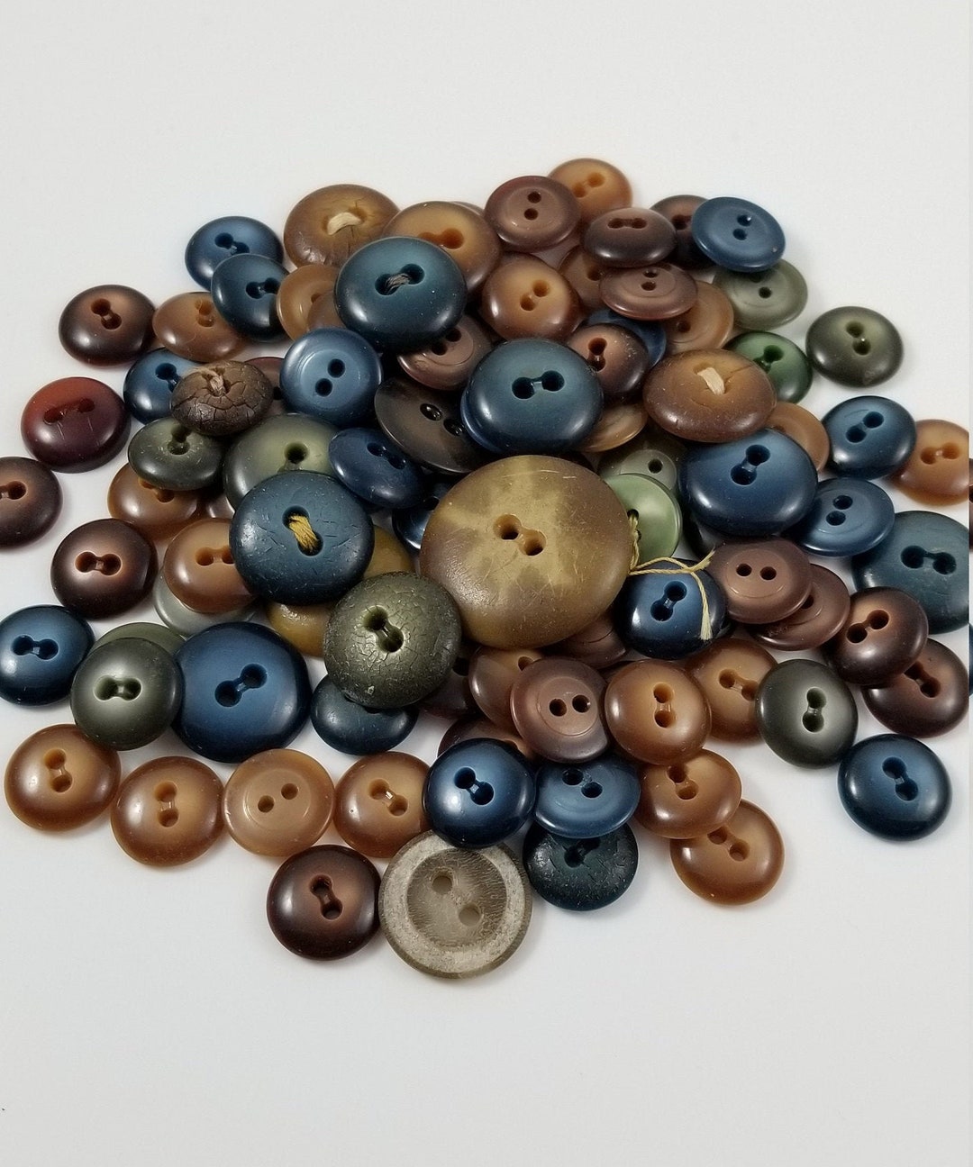 Vintage Multicolor Plastic Dome Buttons - Lot of 95 - Etsy