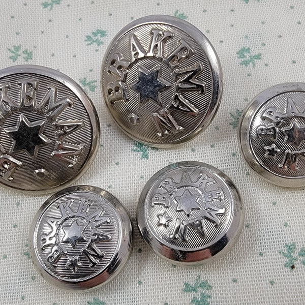 Railroad Buttons - Etsy