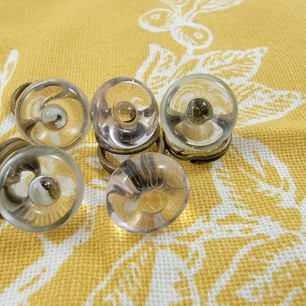 Clear Glass Buttons - Etsy