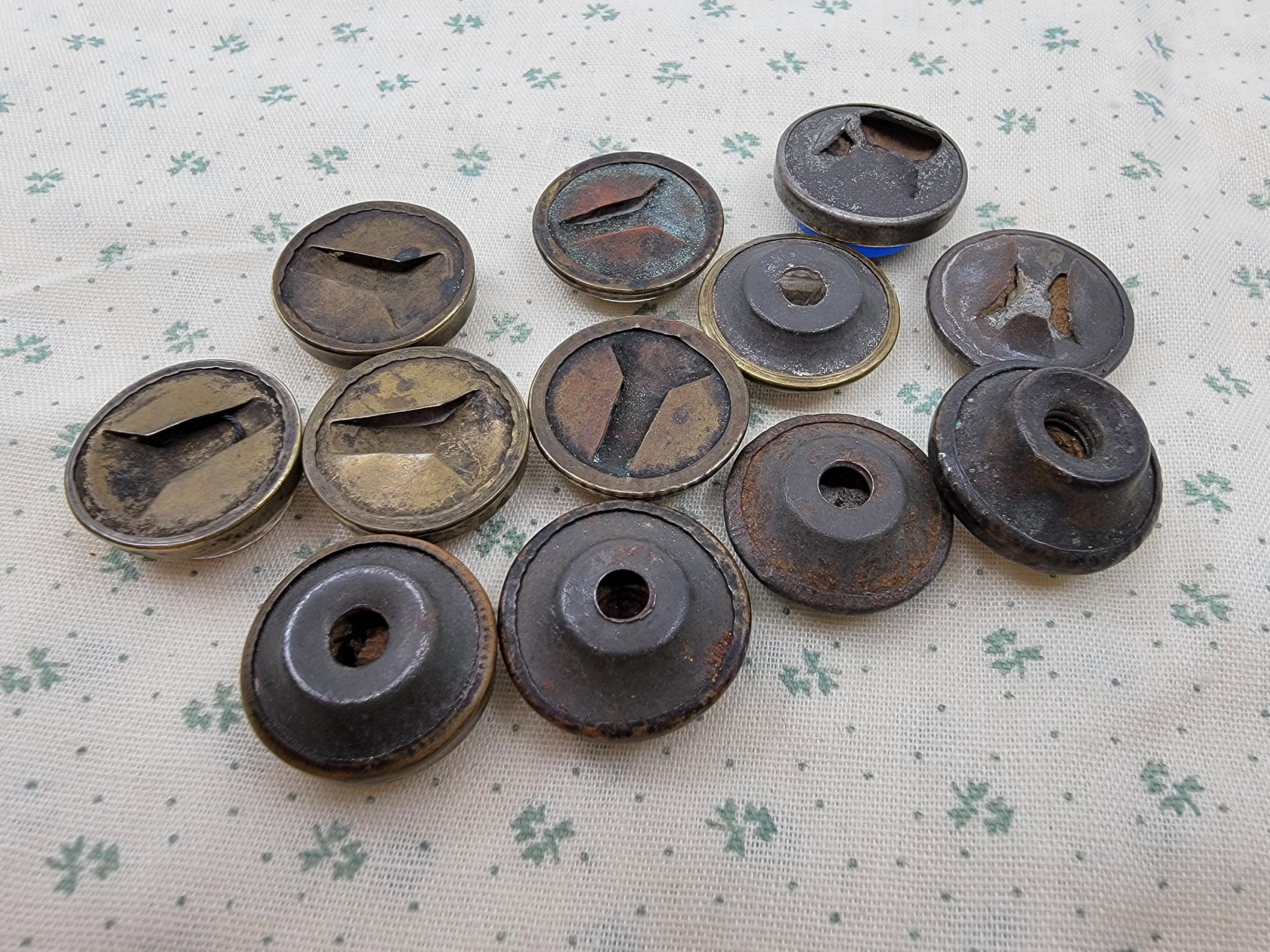 YOUR CHOICE Vintage Antique Victorian Nail Head Design in Sulphide ...