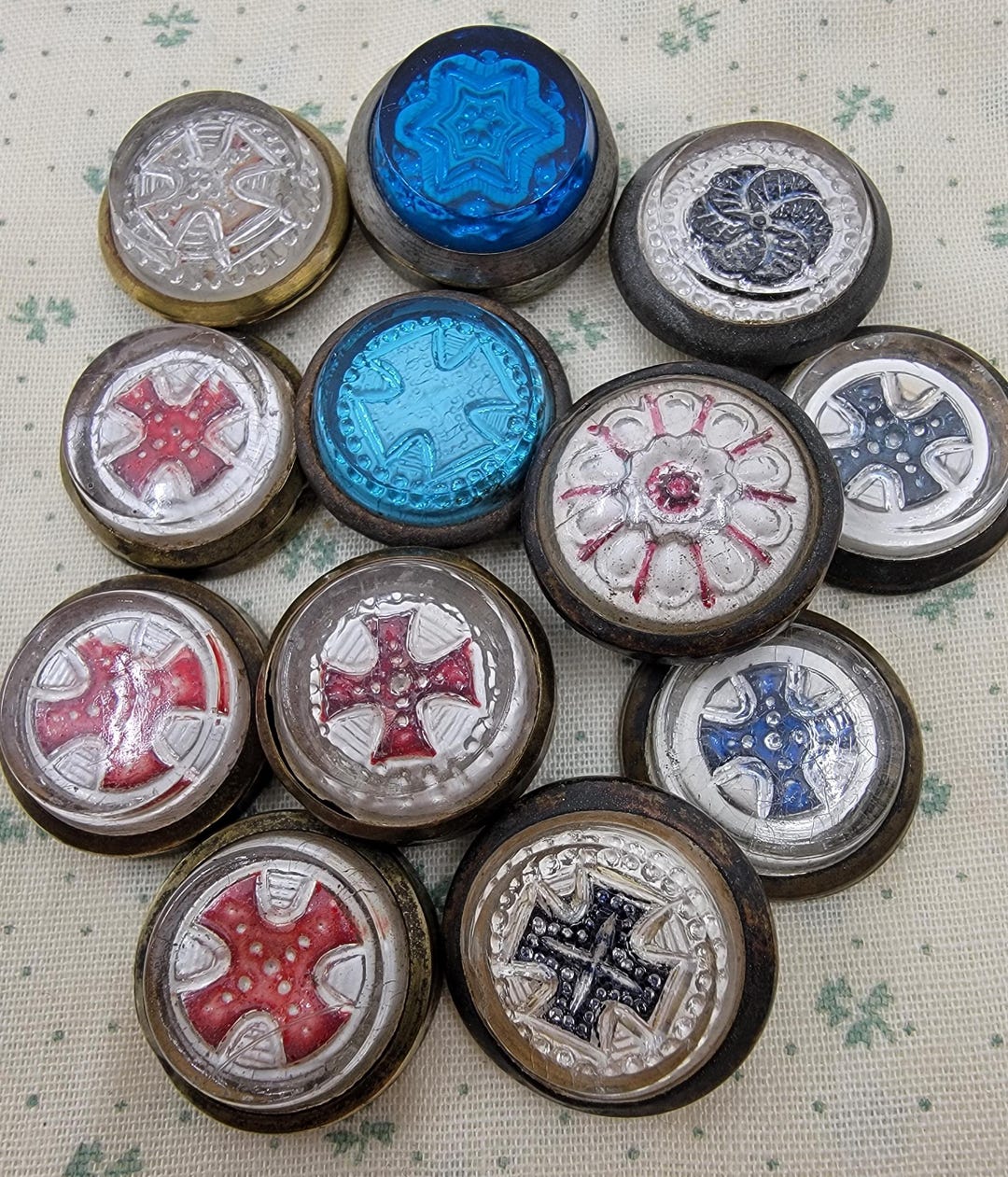YOUR CHOICE Vintage Antique Victorian Nail Head Design in Sulphide ...