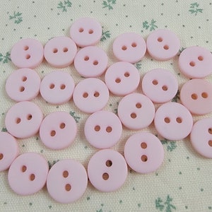 Vintage Light Pink Two Hole Sew Through Buttons - Set of 24 - Etsy