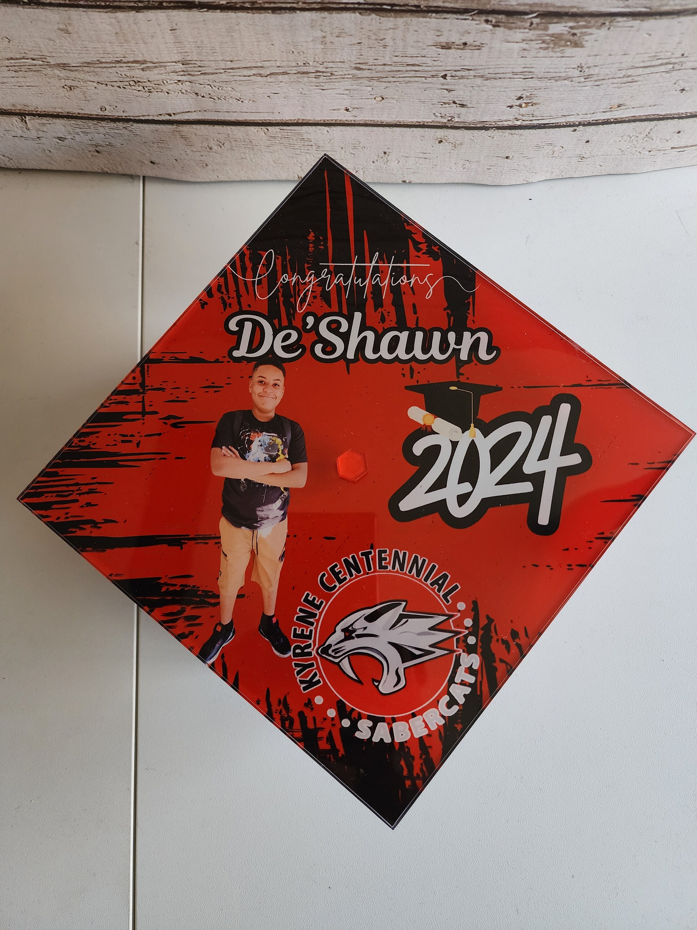 Personalized Acrylic Graduation Hat Box - Etsy