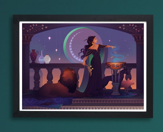 Art Print Circe Greek Gods - Etsy UK
