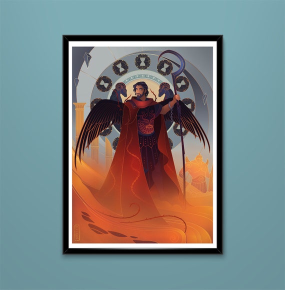 Cronus Greek God Drawing