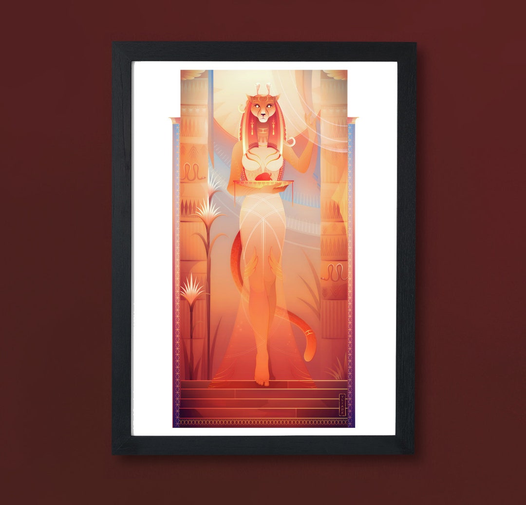 Art Print Mafdet Gods of Egypt - Etsy