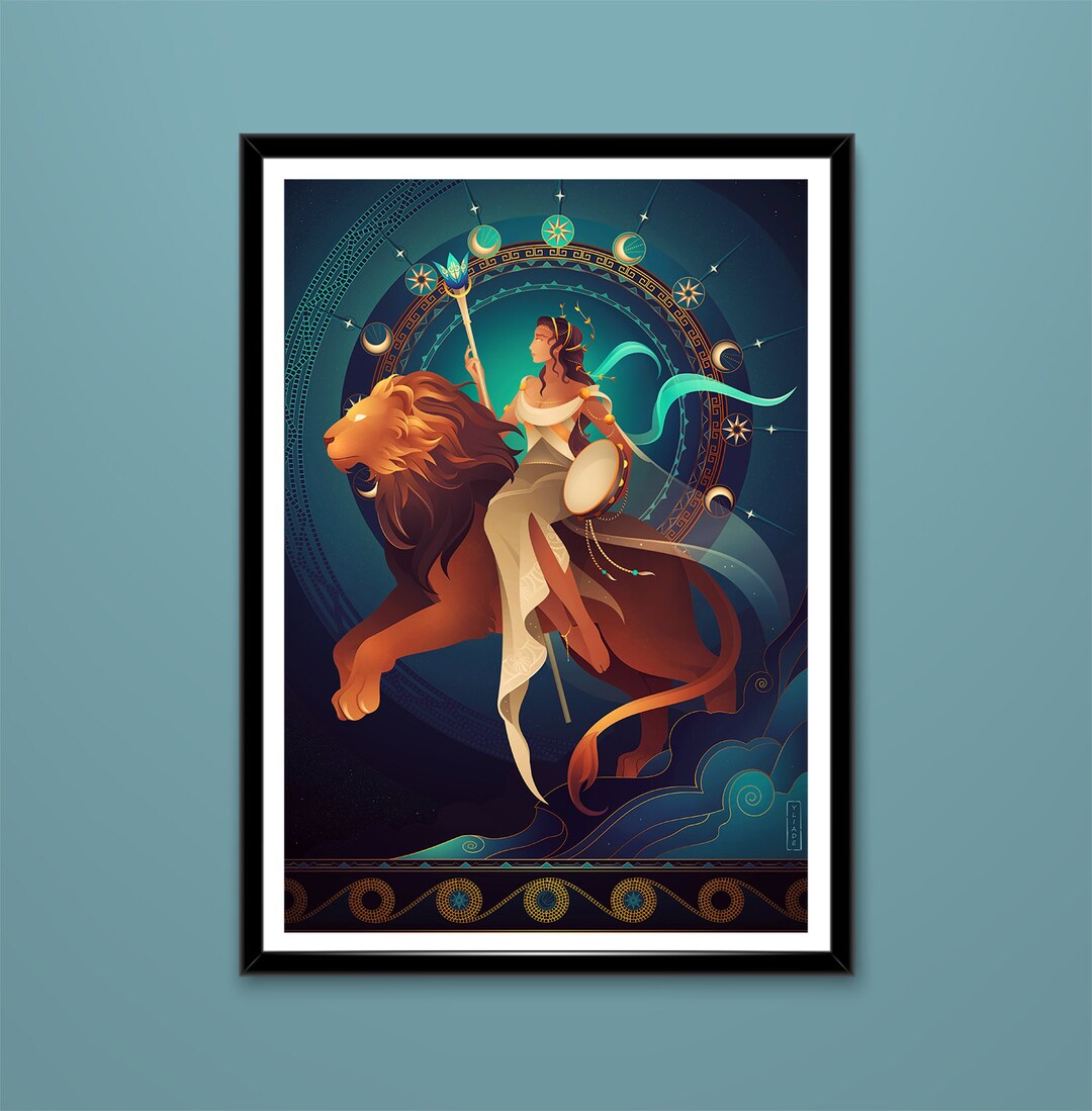 Art Print Rhea Greek Gods - Etsy