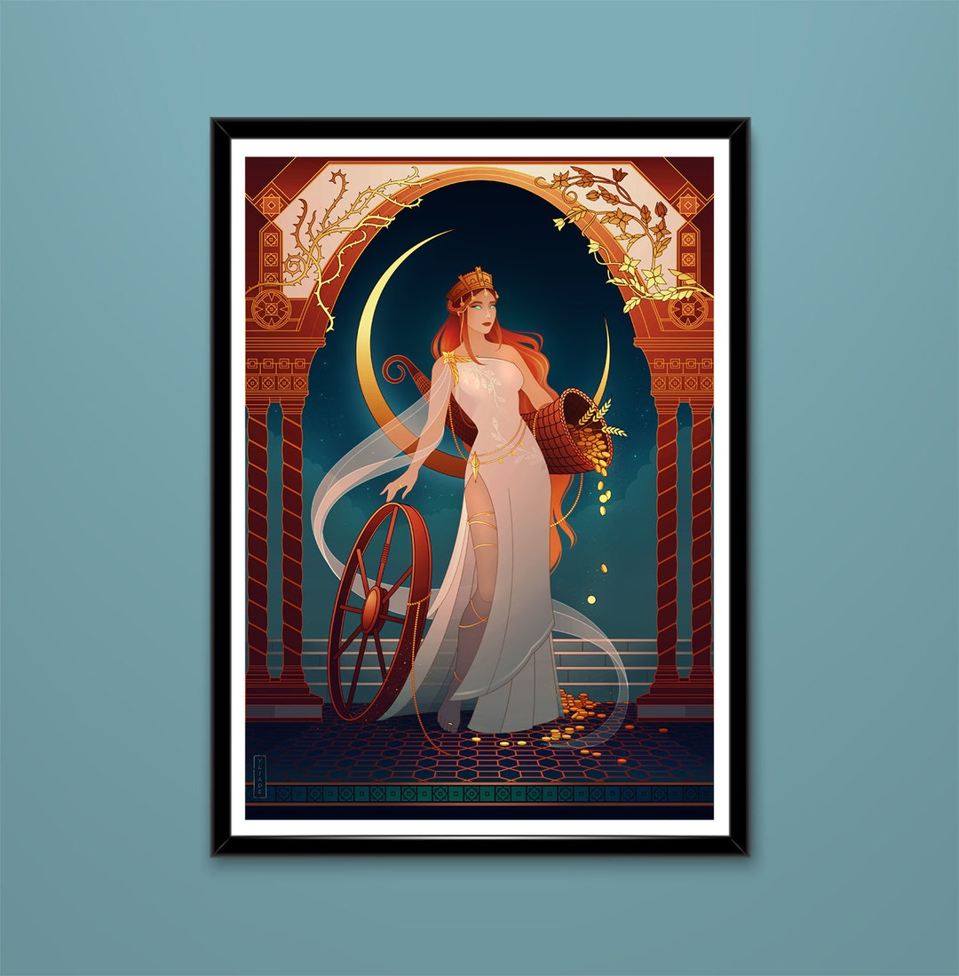 Art Print ~ Tyche ~ Greek Mythology - Etsy