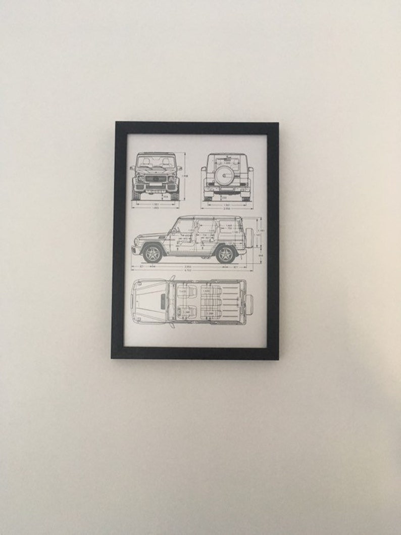 G Wagon Poster Man Garage Gift Idea Minimalist Poster Car - Etsy