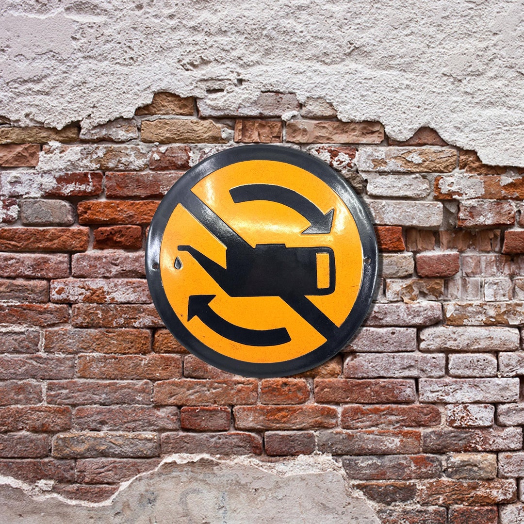 OIL Enamel Metal Sign | Vintage Sign Metal Enamel Sign Factory Sign ...