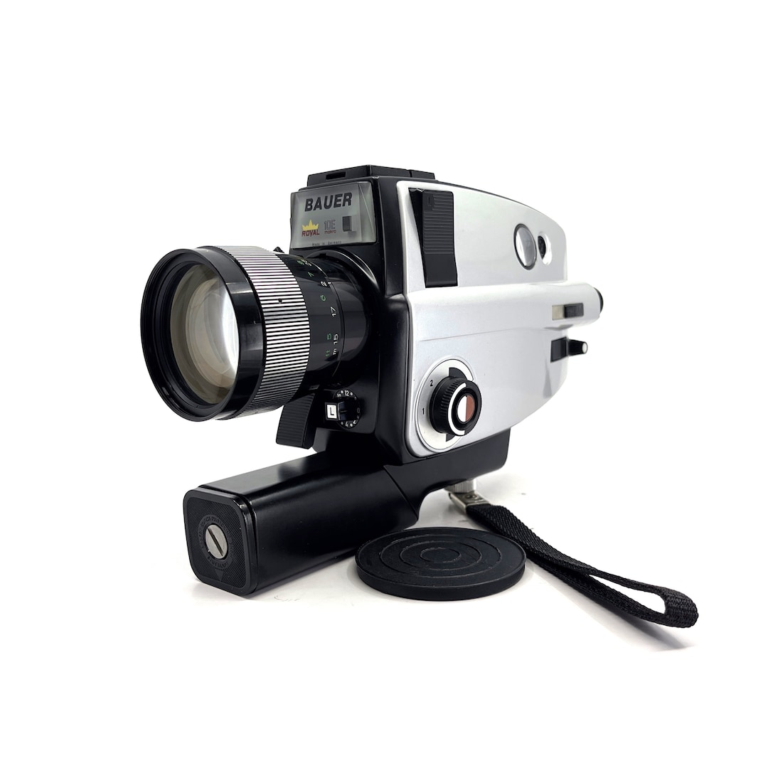 Bauer Super 8 Camera TESTED Film Video Camera Bauer C Royal 10 E Super ...