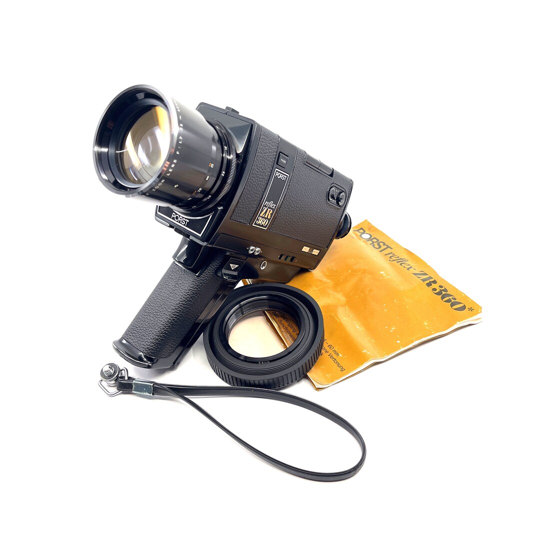 Super 8 Camera WORKING Porst Reflex ZR 360 8mm Film Camera TESTED ...