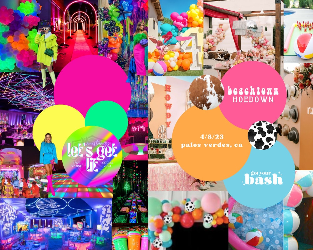 The Ultimate Party Theme Mood Board - Party Theme Mood Board - Custom ...