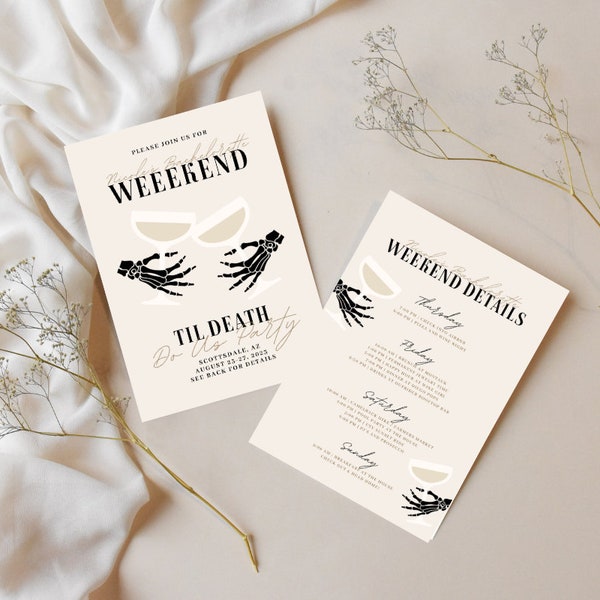Til Death Do Us Part Bachelorette Party - Etsy