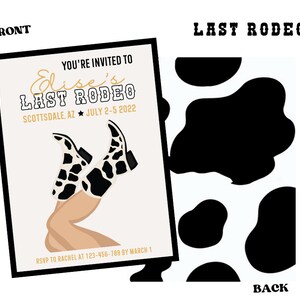 Personalized Bachelorette Party Invitation Custom - Etsy