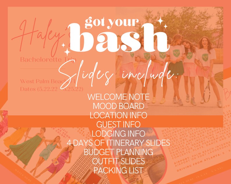 The Ultimate Bachelorette Planning Template - Including Budget Planning ...