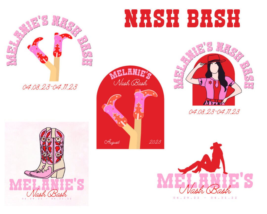 Personalized Bachelorette Party Logo, Custom Bachelorette Logo, Nash ...