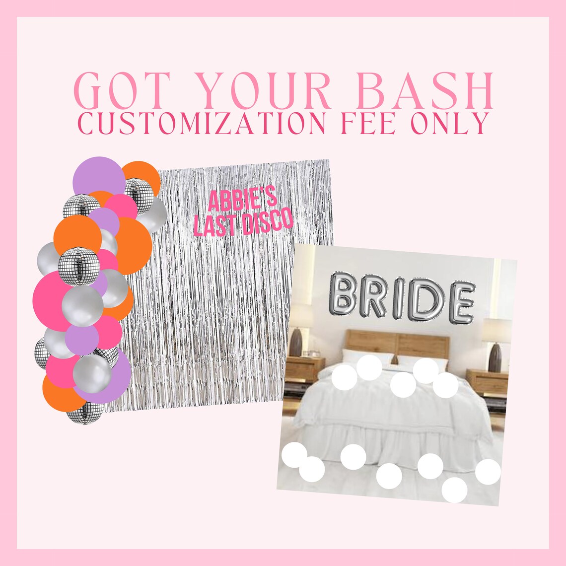Customization Fee Only - Etsy