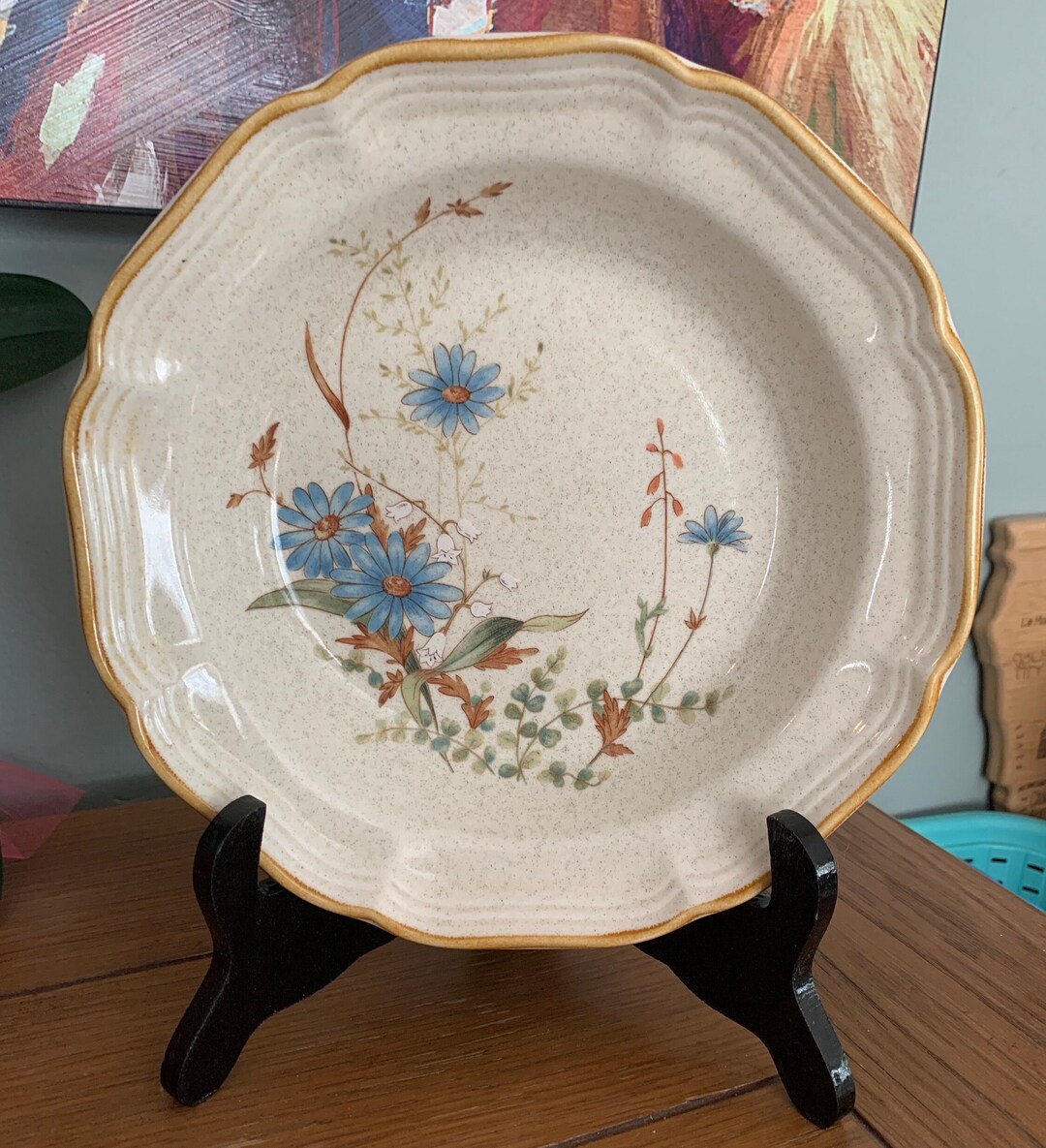 Mikasa Blue Daisies Retired Pattern, 8.5 Inch, Soup and Salad Bowl - Etsy